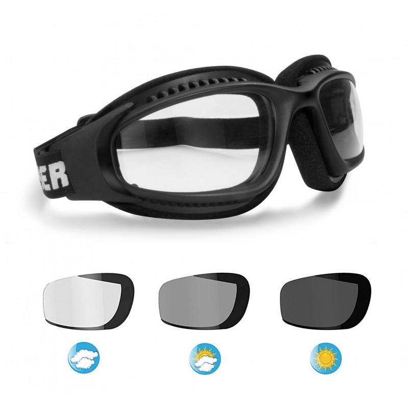 Lunettes Masque Moto Photochromiques F113 Bertoni Italy Lunettes Masque Moto Photochromiques F113 Bertoni Italy